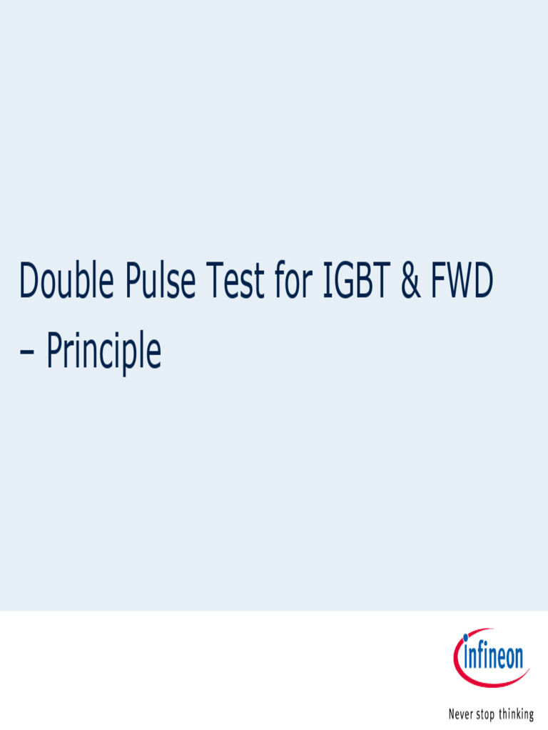 34 Double Pulse Test Principle | PDF | Science & Mathematics