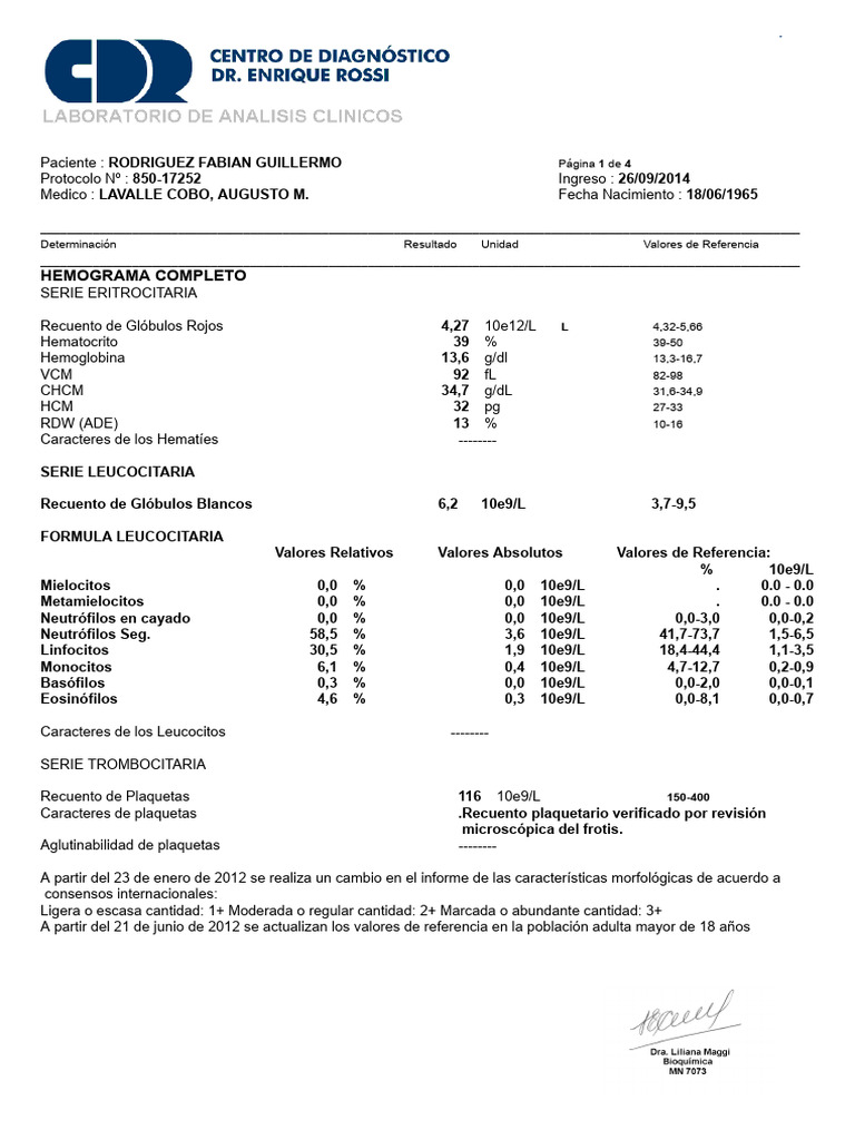 140926 | PDF | Leucocito | Especialidades Medicas