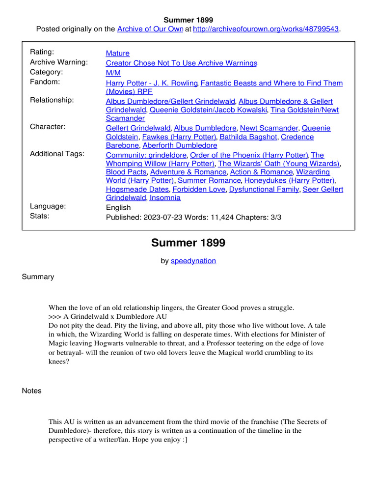 Summer 1899 | PDF