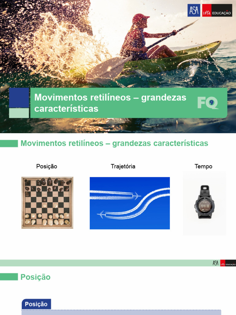 Movimentos Retilíneos - Grandezas Características | PDF