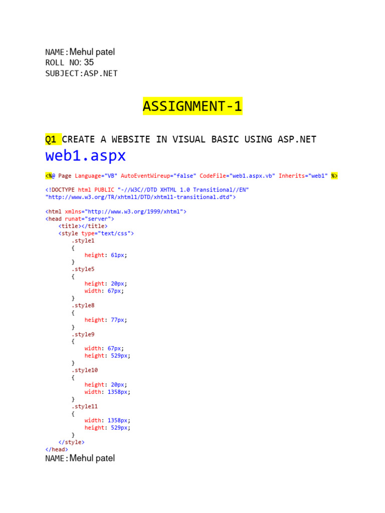 asp.net ass1 (2)(1) | PDF