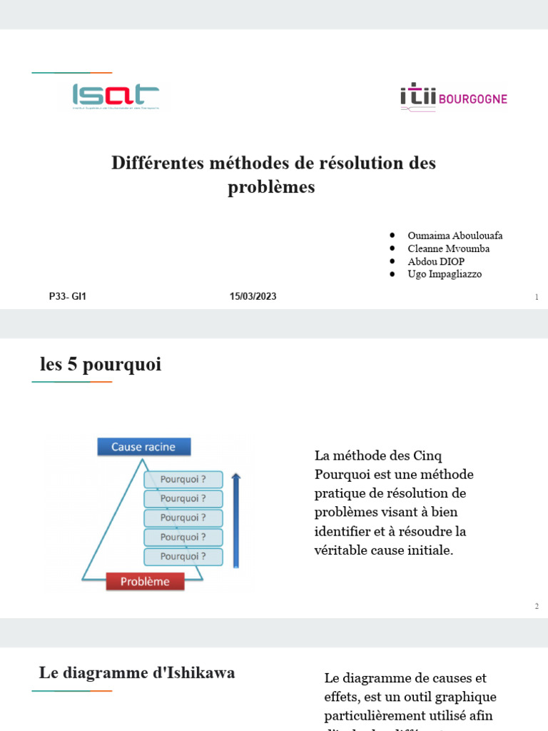 Lean de Résolution de Problème | PDF