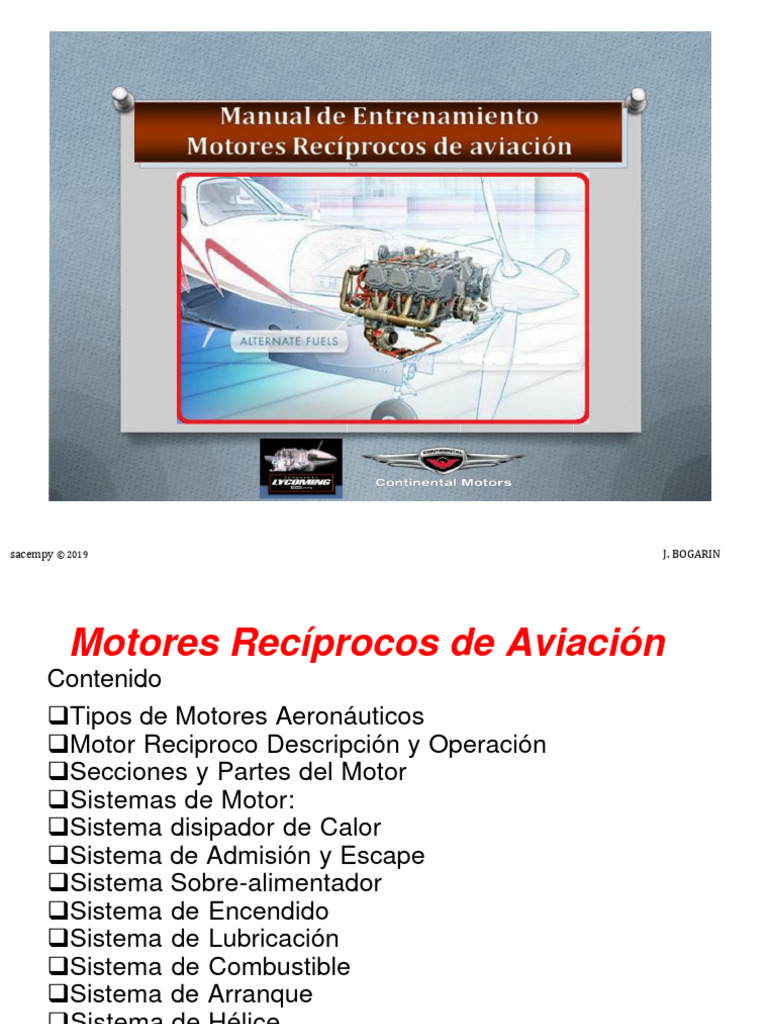 Manual de Entrenamiento Motor Reciproco PDF | PDF