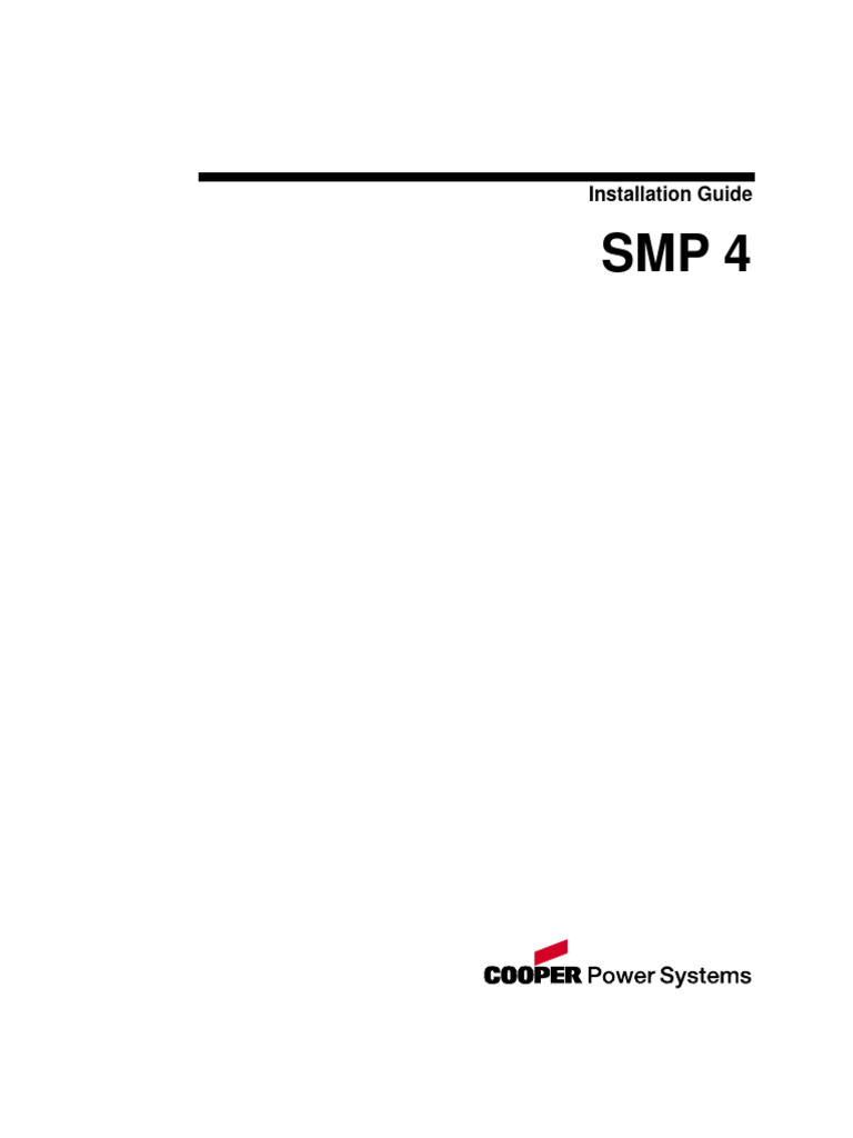 SMP 4 Installation Guide | PDF