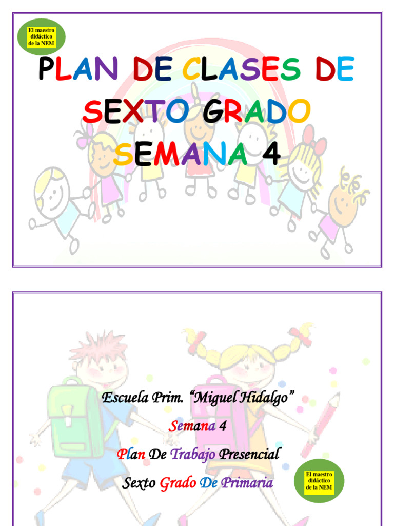 6° Semana 4 | PDF 6° Semana 4 | PDF