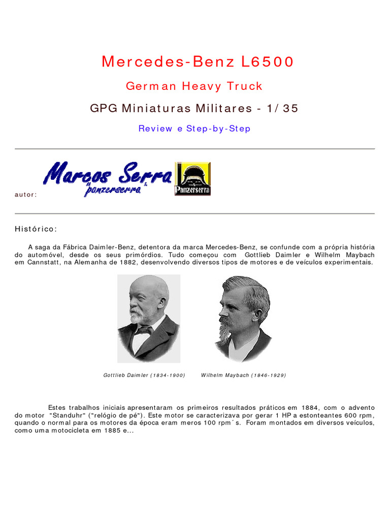 Mercedes L6500 Model Kit Review | PDF | Business | Home & Garden