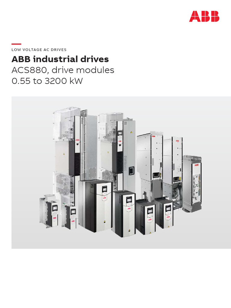 ACS880 Drive Modules Catalog 3AUA0000115038 RevN EN Lowres | PDF ...