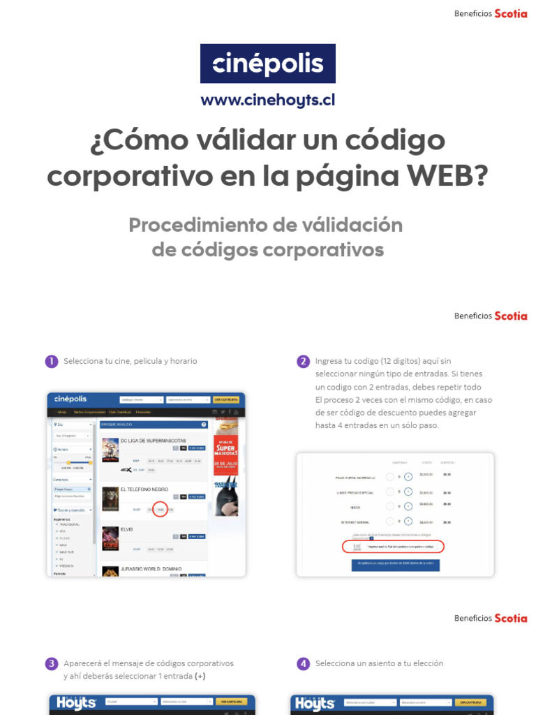 Manual Cinepolis | PDF