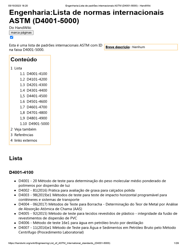 Astm D 4001-5000 | PDF