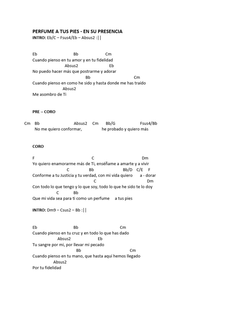 PERFUME A TUS PIES | PDF