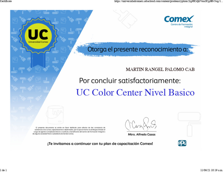 UC Color Center Nivel Basico | PDF