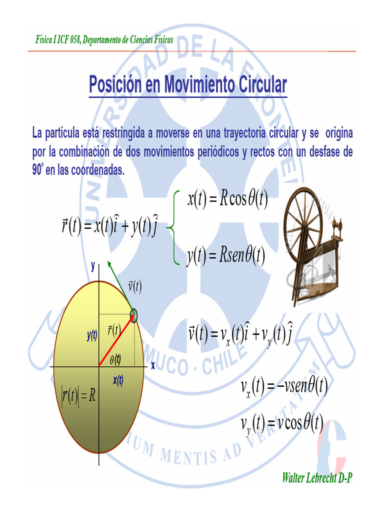 Movimiento Circular y Velocidades Angular y Lineal | PDF