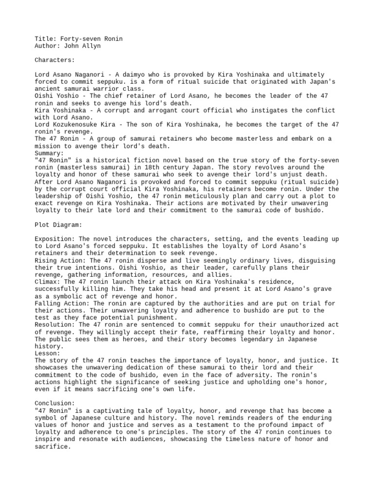 47 Ronin | PDF