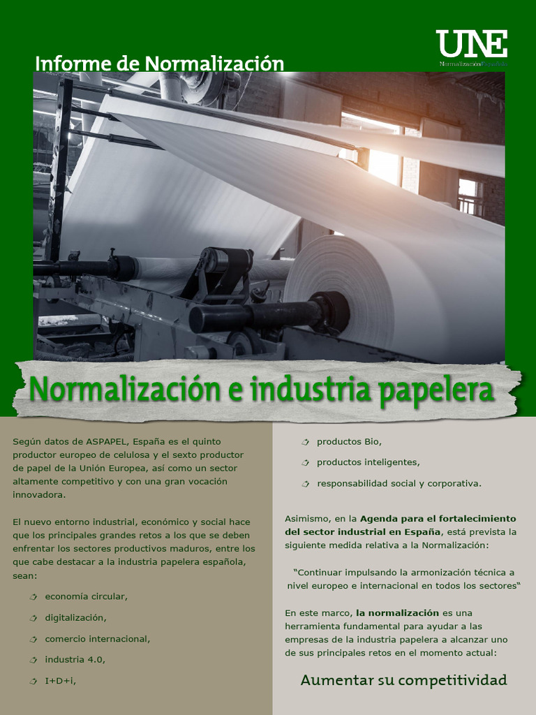 Normalización e Industria Papelera | PDF