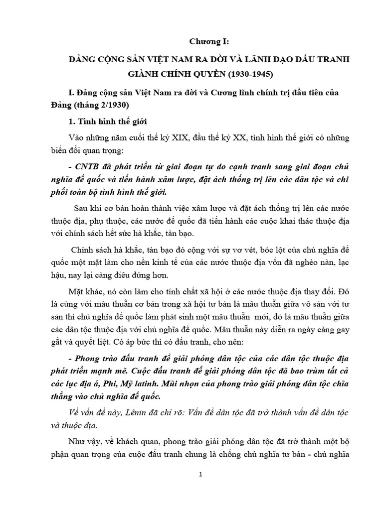 Chương I. LSD | PDF