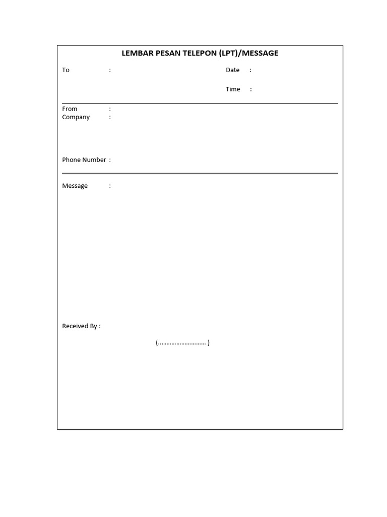 Form LPT Dan Lembar Jawaban LPT B. Ing | PDF
