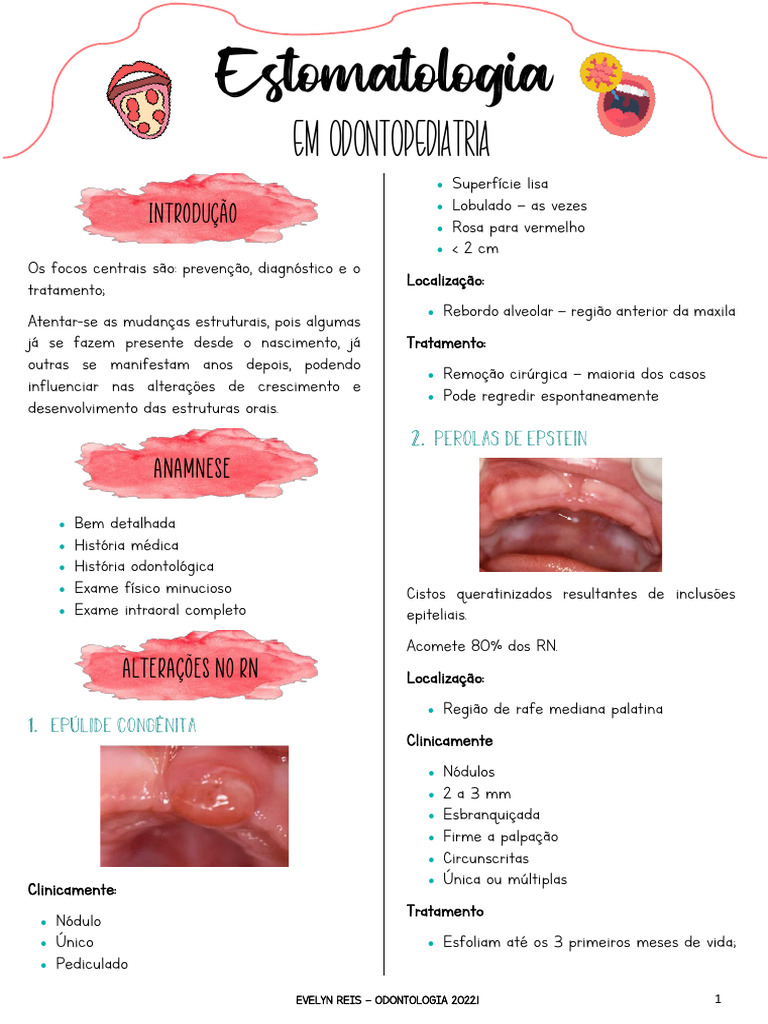 Epúlide Congênita em Odontopediatria | PDF