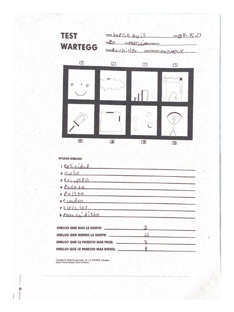 Test Wartegg | PDF