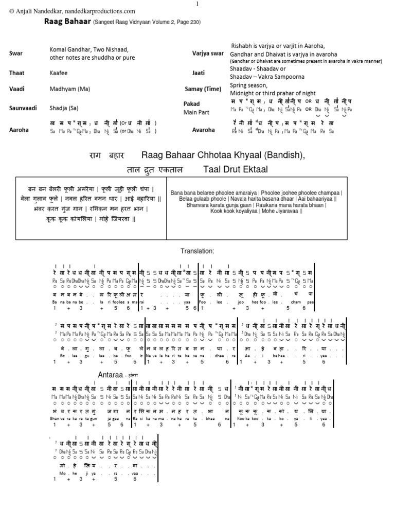 Bahaar | PDF