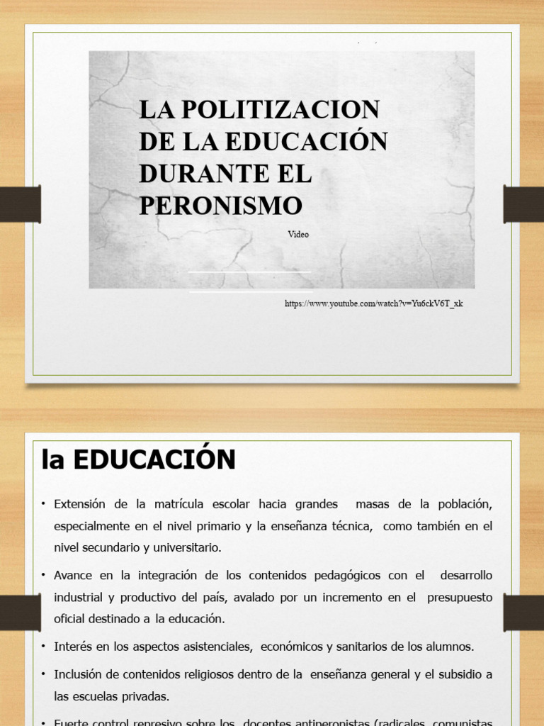 Educación Y Ef En Los Gobiernos De Perón Pdf