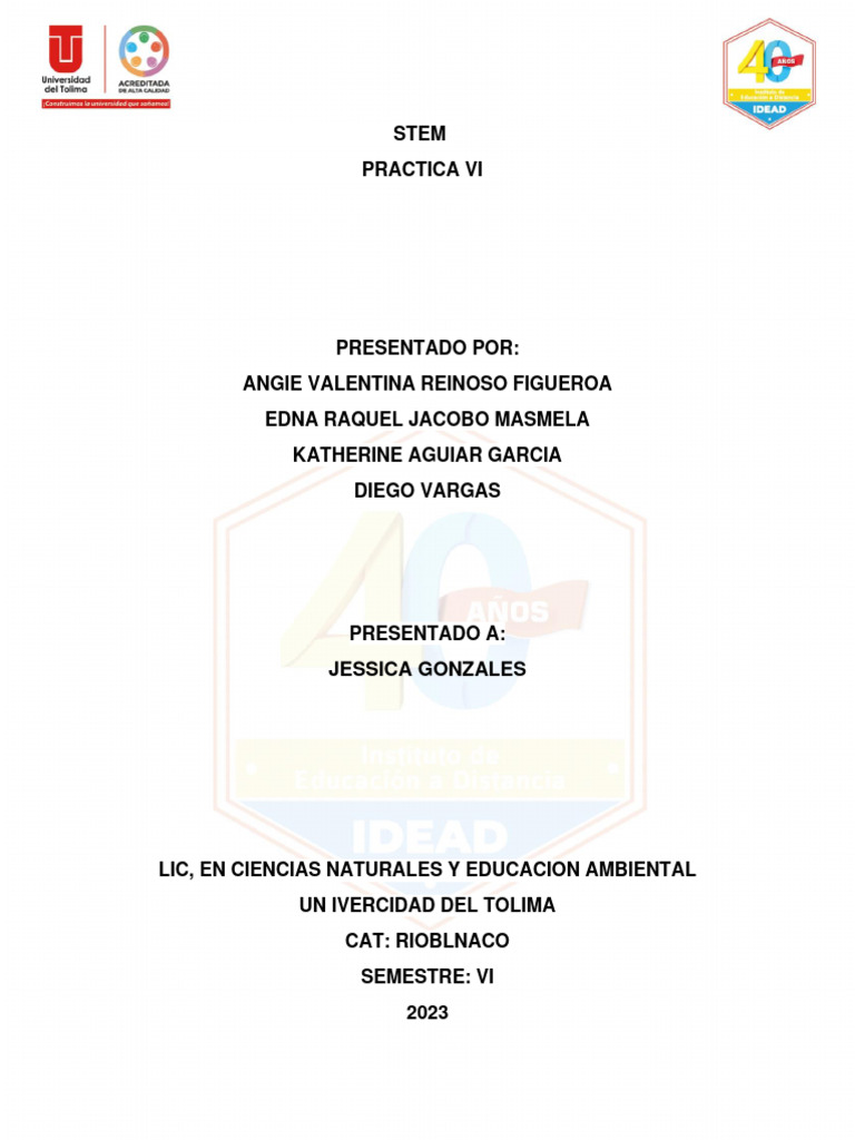 Plan de Clase STEM | PDF