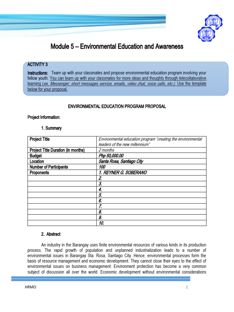 NSTP Module-5 Activity 3 | PDF | Social Science | Technology & Engineering