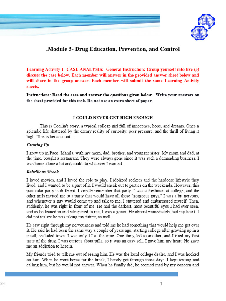 NSTP Module 3 Case Analysis 1-10-30 21 | PDF