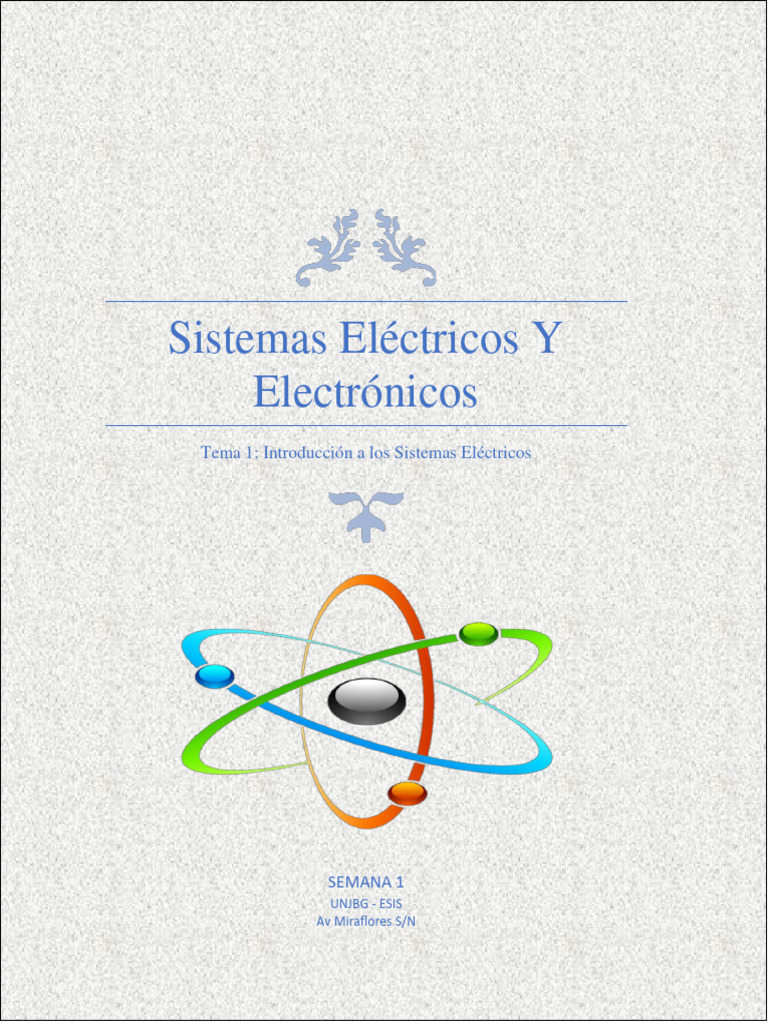 Sistemas Eléctricos Y Electrónicos | PDF