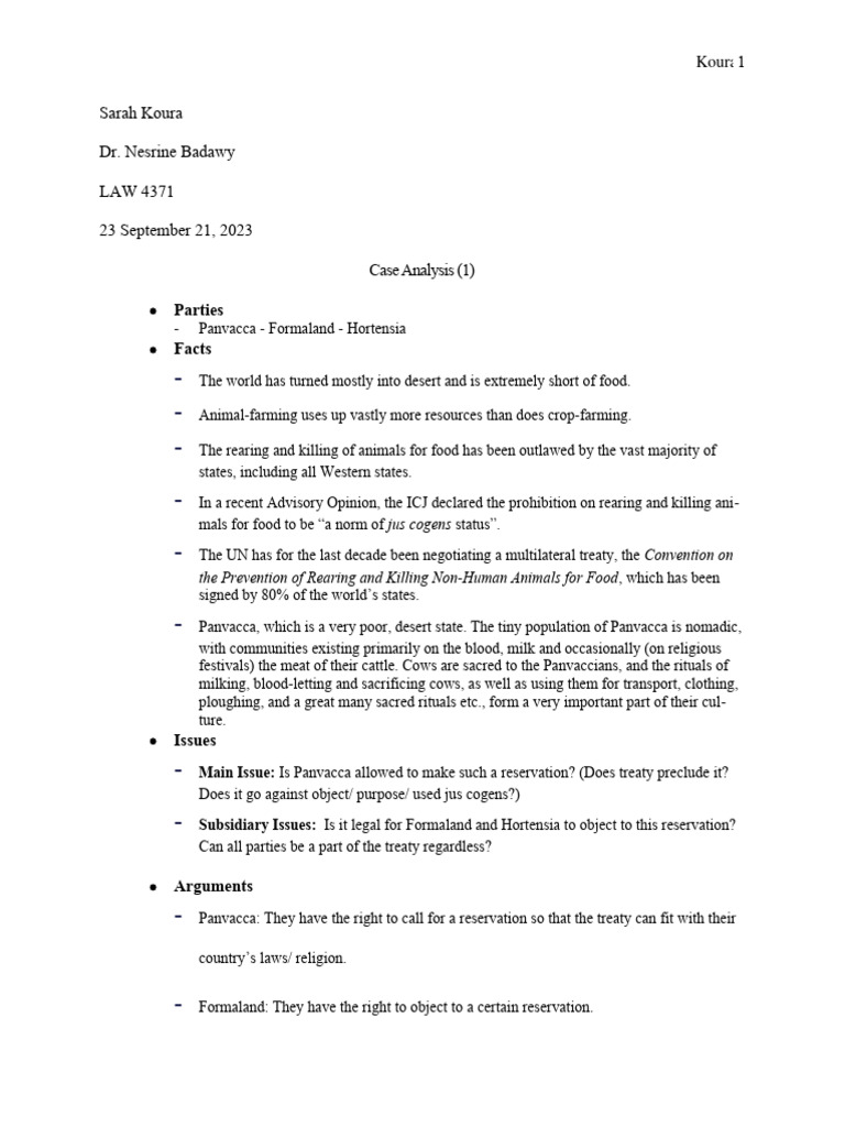 Caseanalysis 1 | PDF