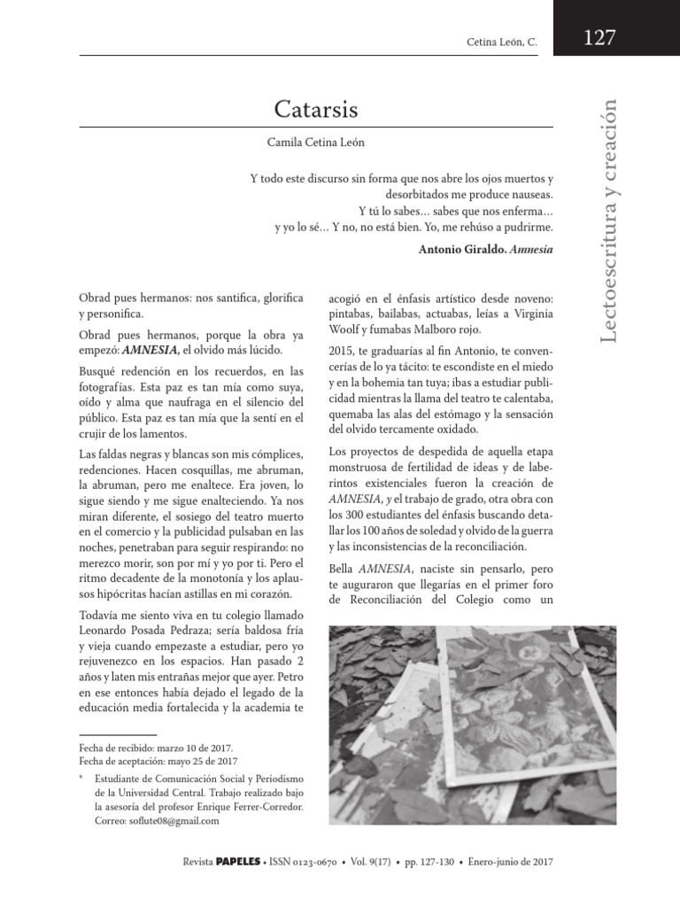 Catarsis | PDF