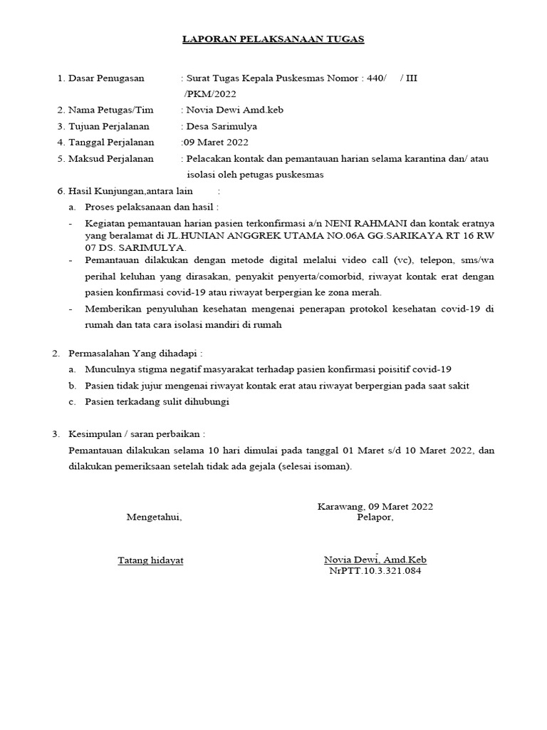 LPT Pemantauan | PDF