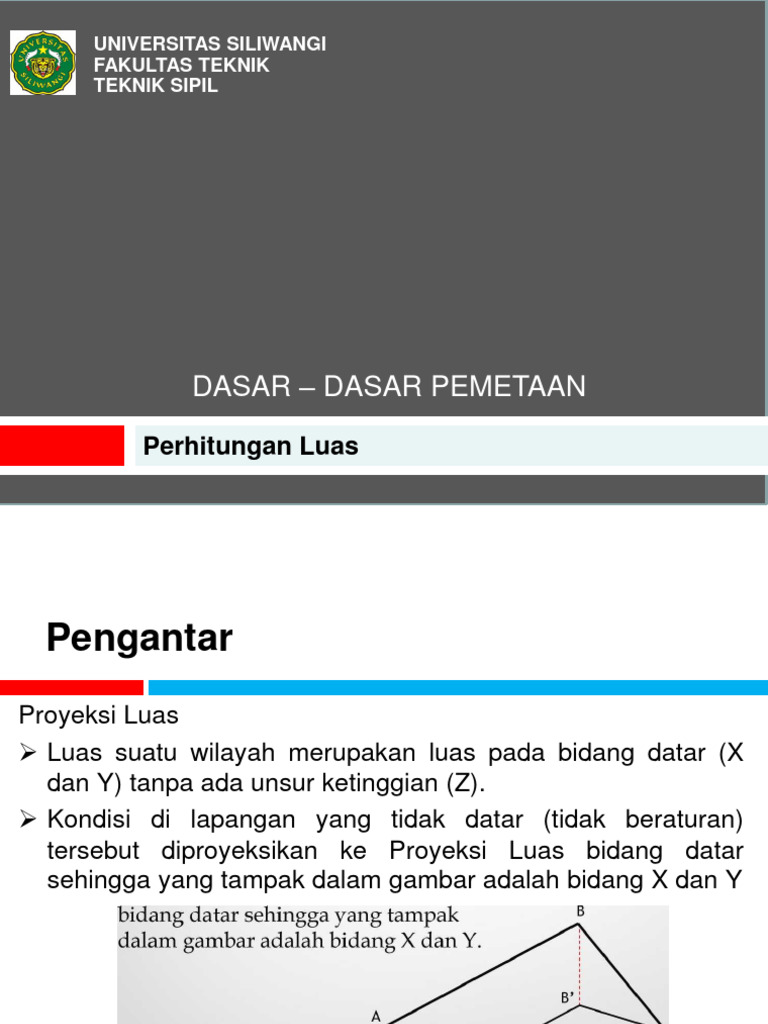 Pertemuan 13 Perhitungan Luas DDP | PDF