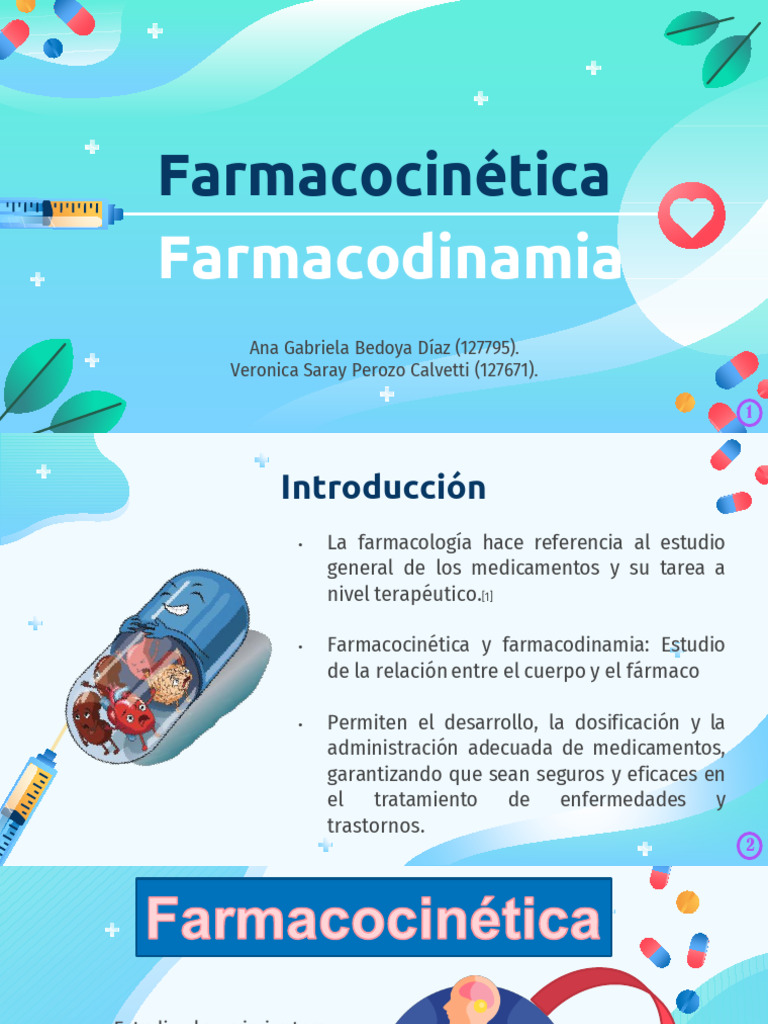 Fármacocinética y Farmacodinamia | PDF