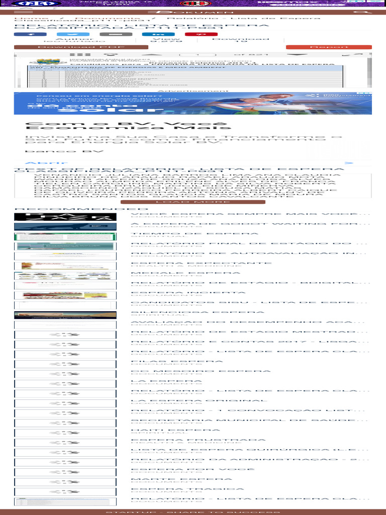 (PDF) Relatório - Lista de Espera Classificada - p111-p931 - DOKUMEN - TIPS | PDF