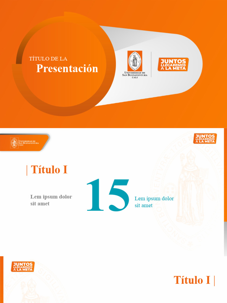 Plantilla Presentación Institucional USB Cali 2022 | PDF