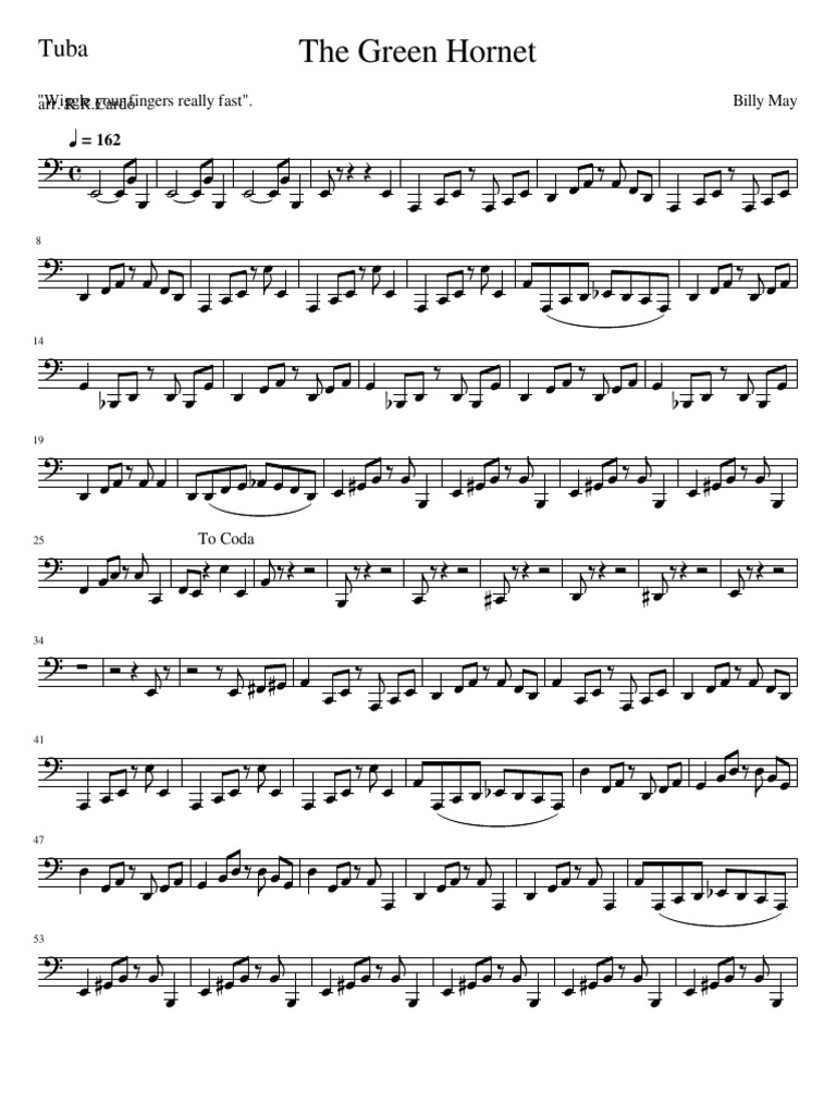 The - Green - Hornet Tuba | PDF
