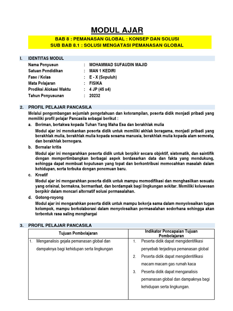 Modul Ajar | PDF