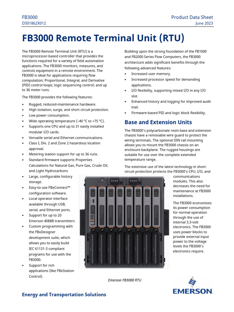 fb3000 Data Sheet | PDF