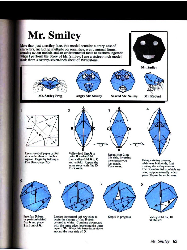 Origami MR - Smiley | PDF