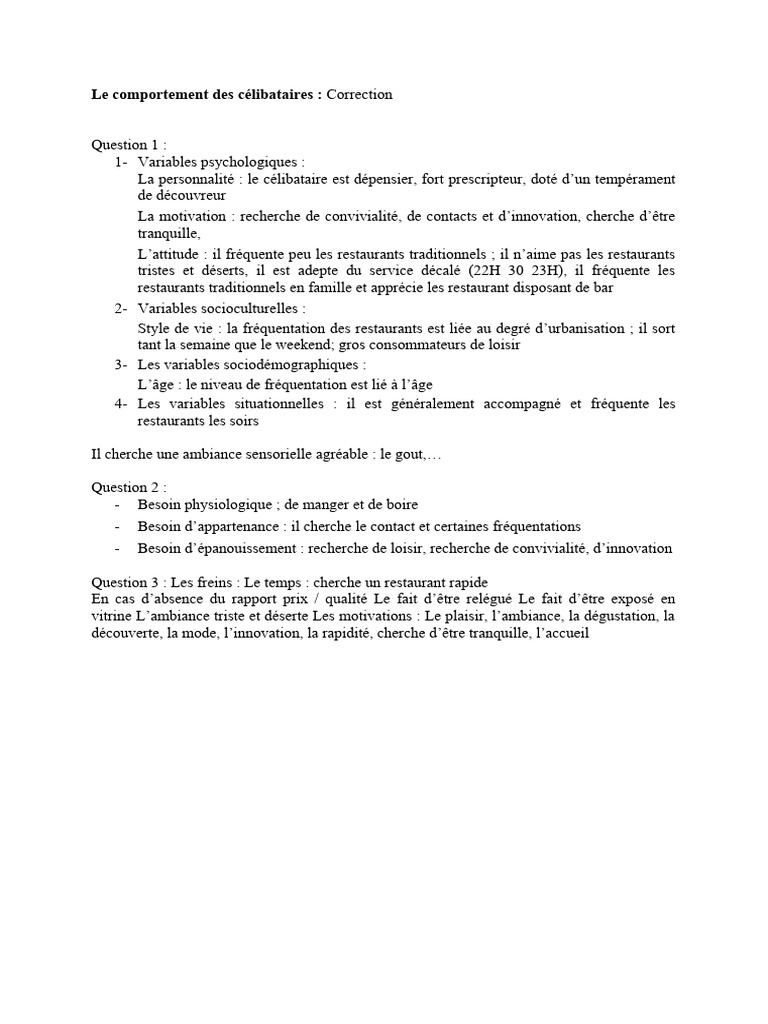 Corrigé TD 1 CC | PDF