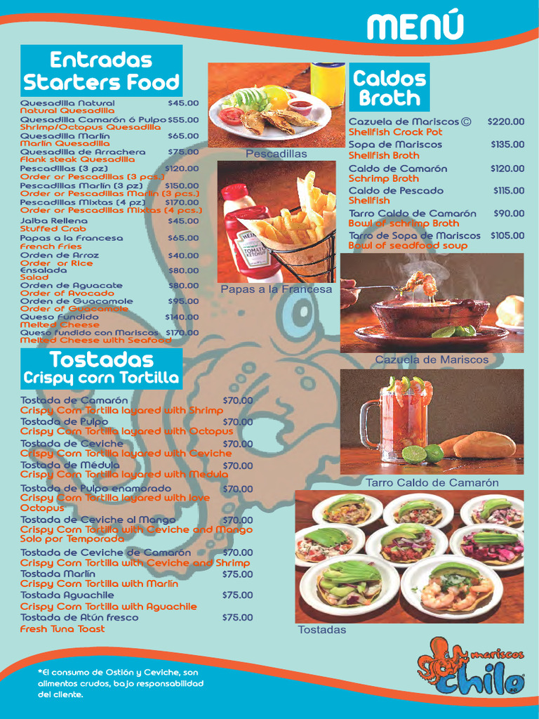 Menu de Chilos | PDF