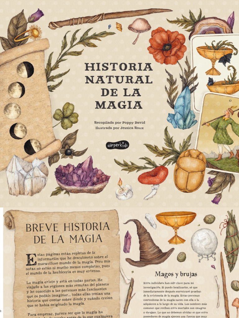 Historia Natural de La Magia: Recopilada Por Poppy David Ilustrada Por ...