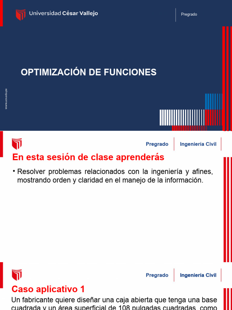 5 1 Optimización De Funciones Pdf