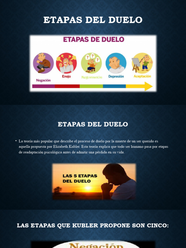 Etapas del Duelo según Kubler-Ross | PDF