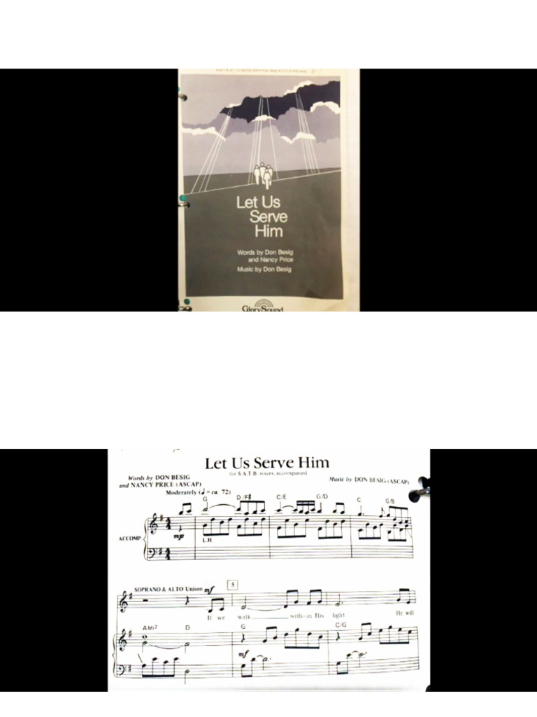 Let Us Serve Him | PDF