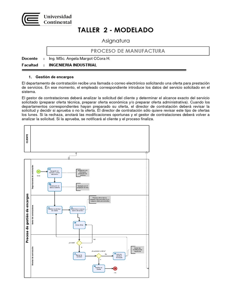 Solucion - Taller 2 Modelado Bizaggi | PDF