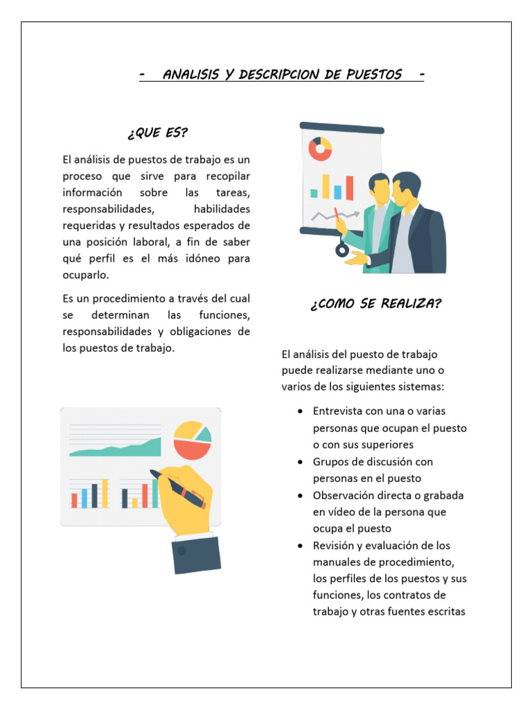 Analisis y Descripcion de Puestos | PDF