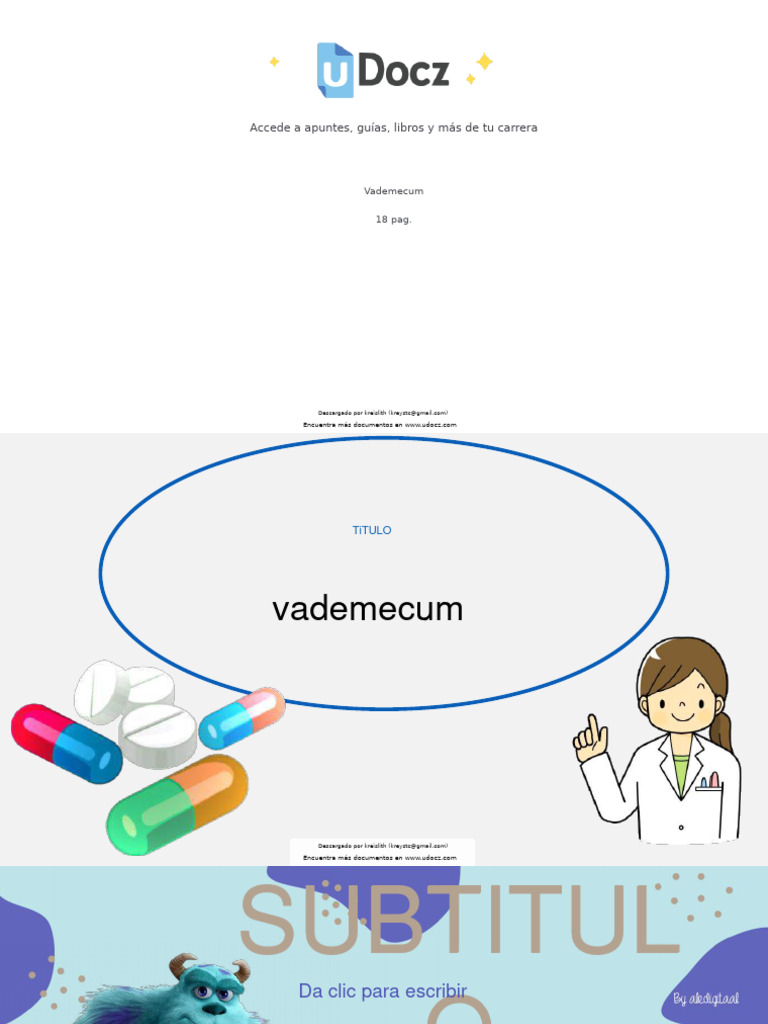 Vademecun 1 | PDF | Antidepresivo | Trastorno depresivo mayor