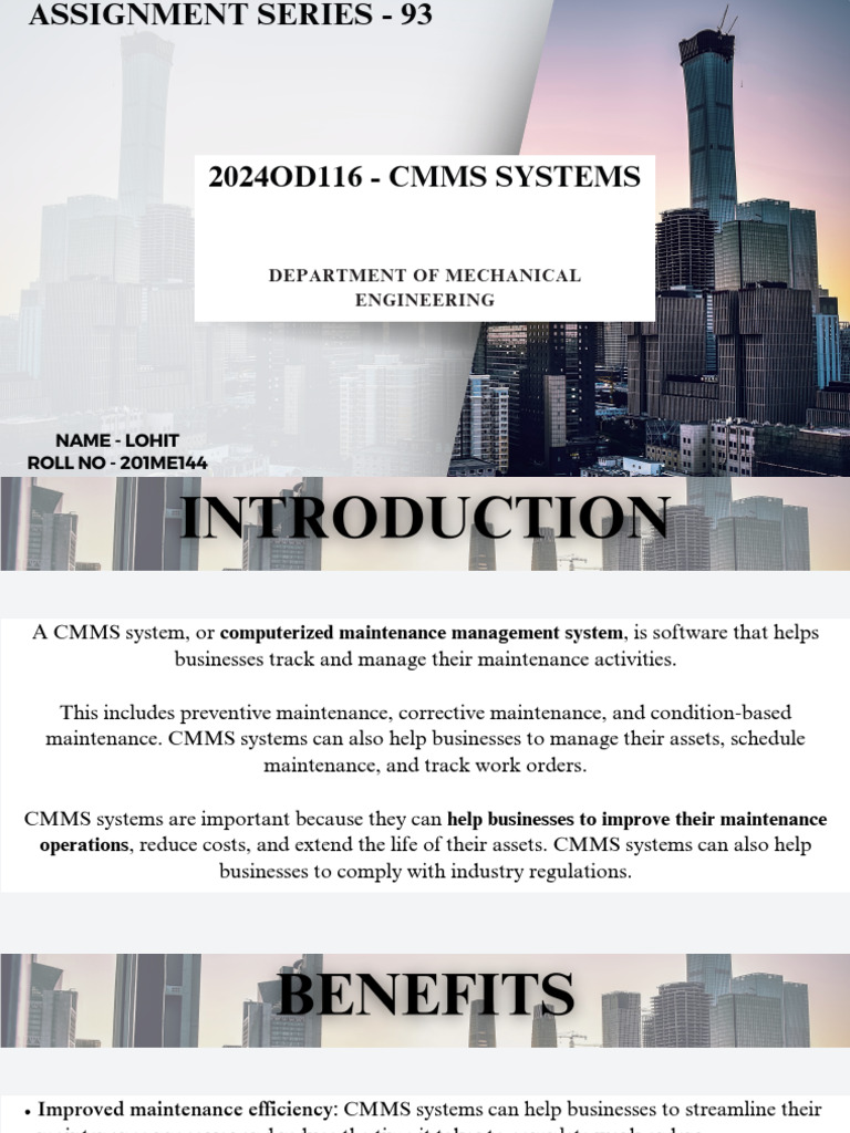 Assignment Series 93 - Presentation | PDF