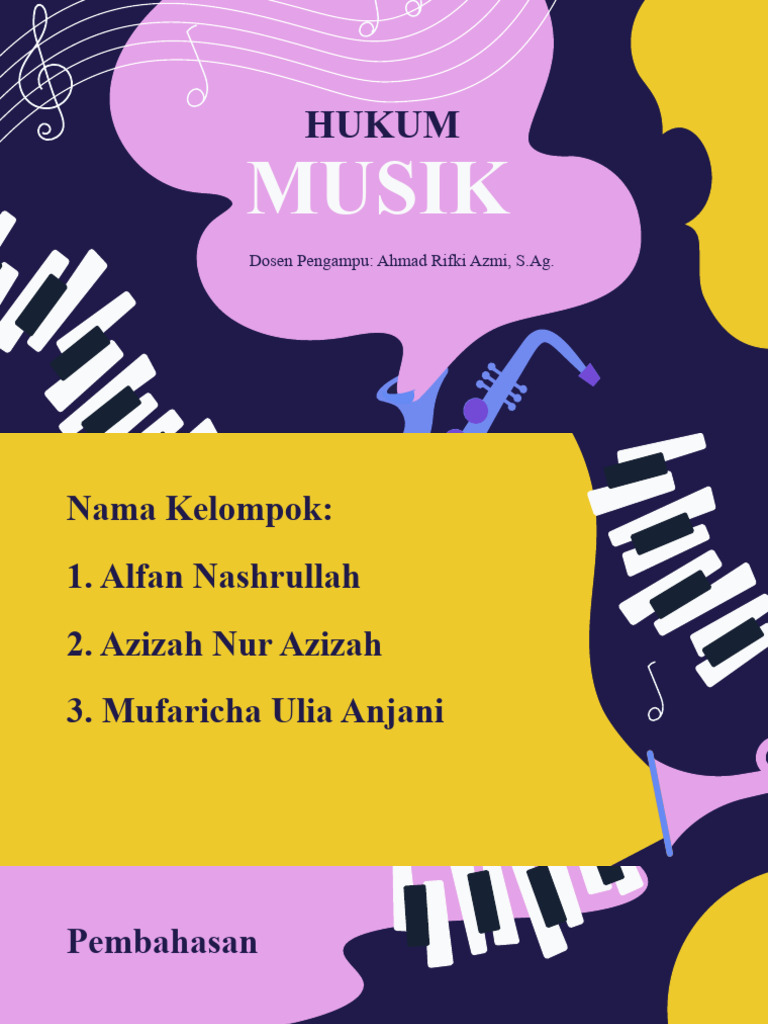 Fiqih Kontemporer Hukum Musik | PDF